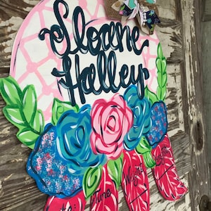 Personalized Baby Door Hanger - Birth Announcement - Hospital Door ...