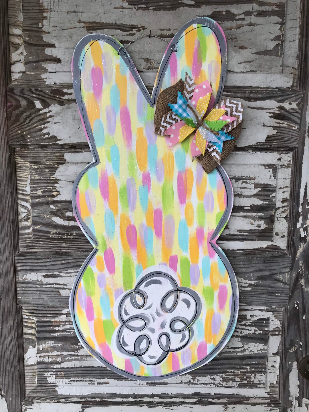 SALE Easter Door Hanger Personalized Door Hanger Easter Decor Easter ...