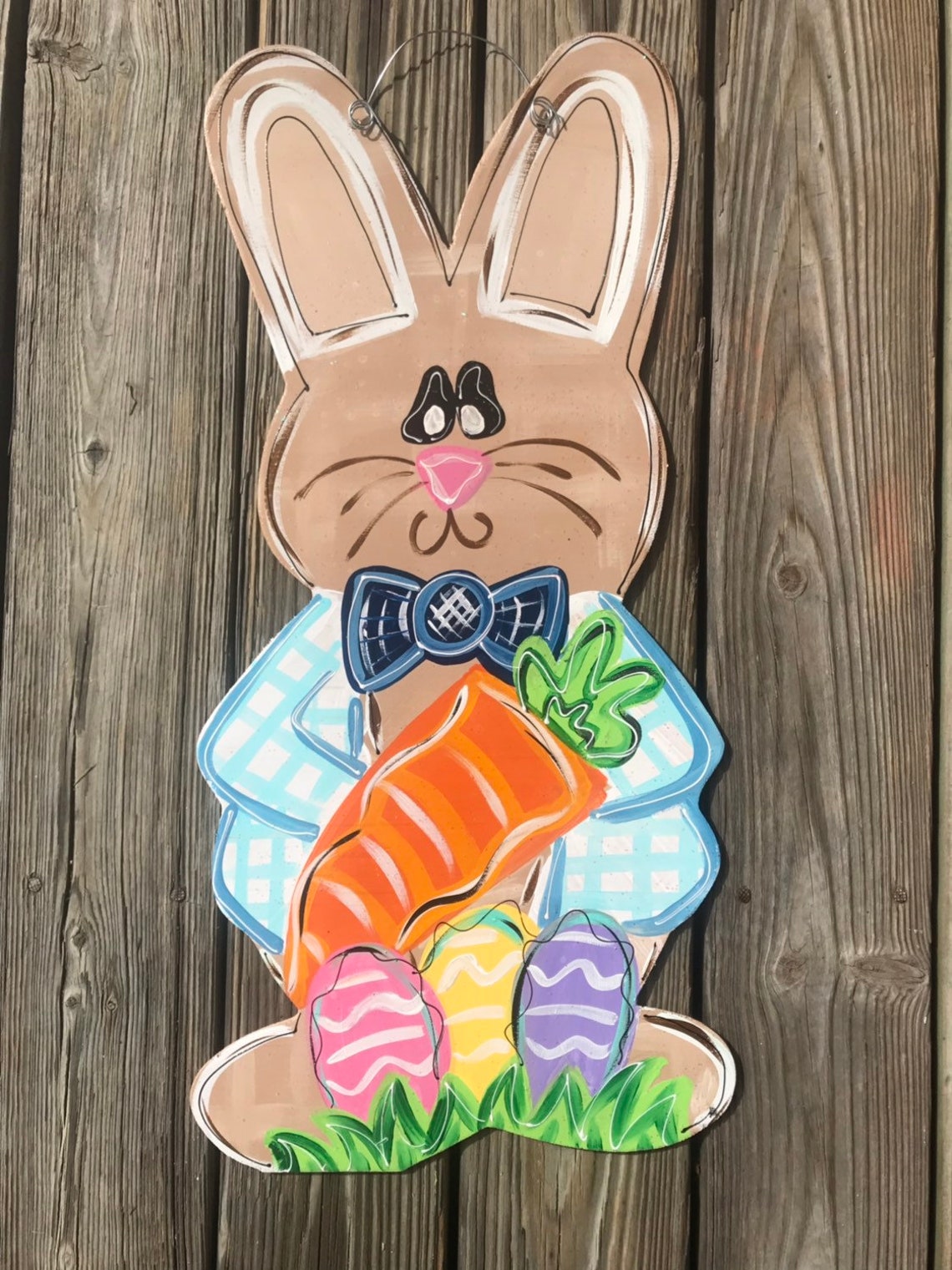 Easter Door Hanger Personalized Door Hanger Easter Decor - Etsy