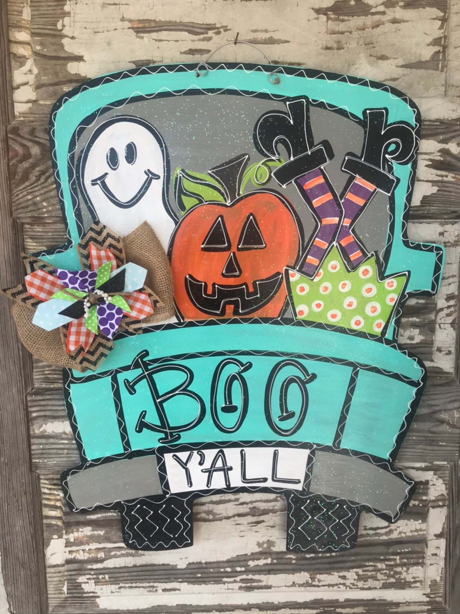 Halloween Door Hanger Fall Door Hanger Pumpkin Door Decor - Etsy