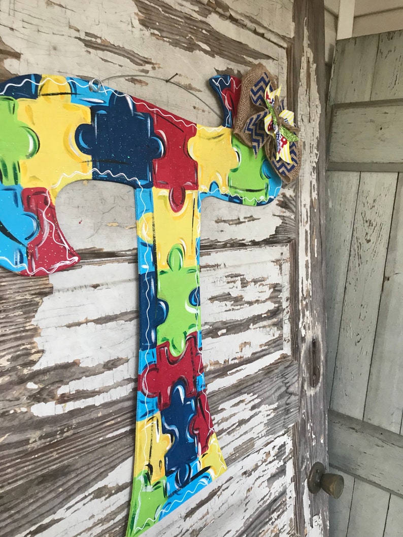 Autism Awareness Autism Door Hanger Autism Art | Etsy Autism Awareness Autism Door Hanger Autism Art | Etsy