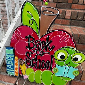 Teacher Gift - Classroom Door Hanger - Back to School - School Sign ...