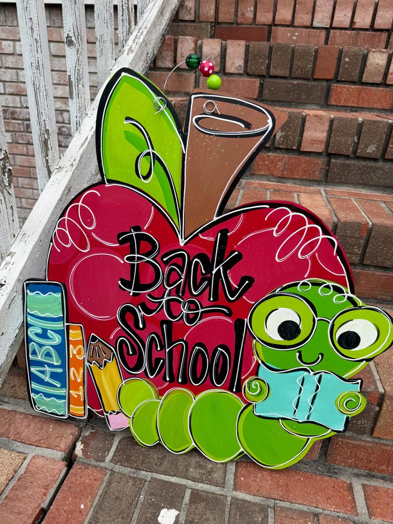 Teacher Gift - Classroom Door Hanger - Back to School - School Sign ...
