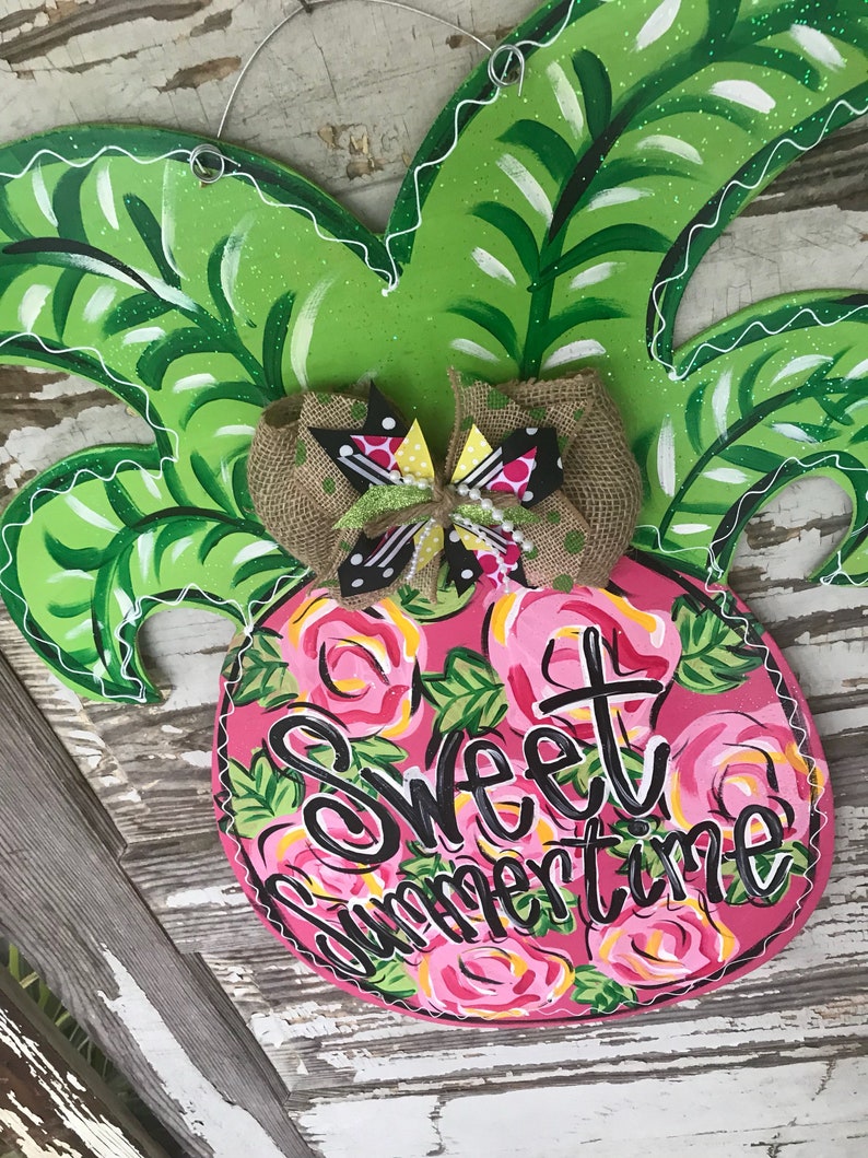 Personalized Door Hanger Spring Door Hanger Summer Door | Etsy Personalized Door Hanger Spring Door Hanger Summer Door | Etsy