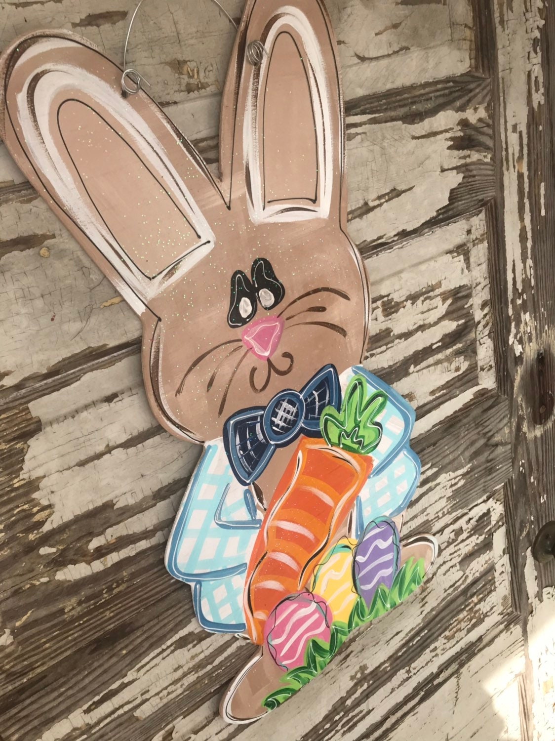 Easter Door Hanger Personalized Door Hanger Easter Decor - Etsy