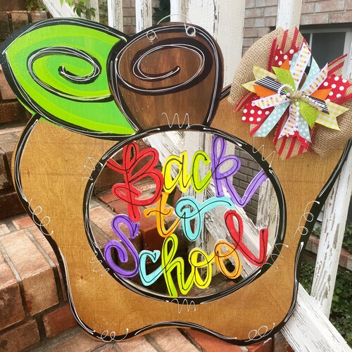 Teacher Gift Classroom Door Hanger Back to School School - Etsy