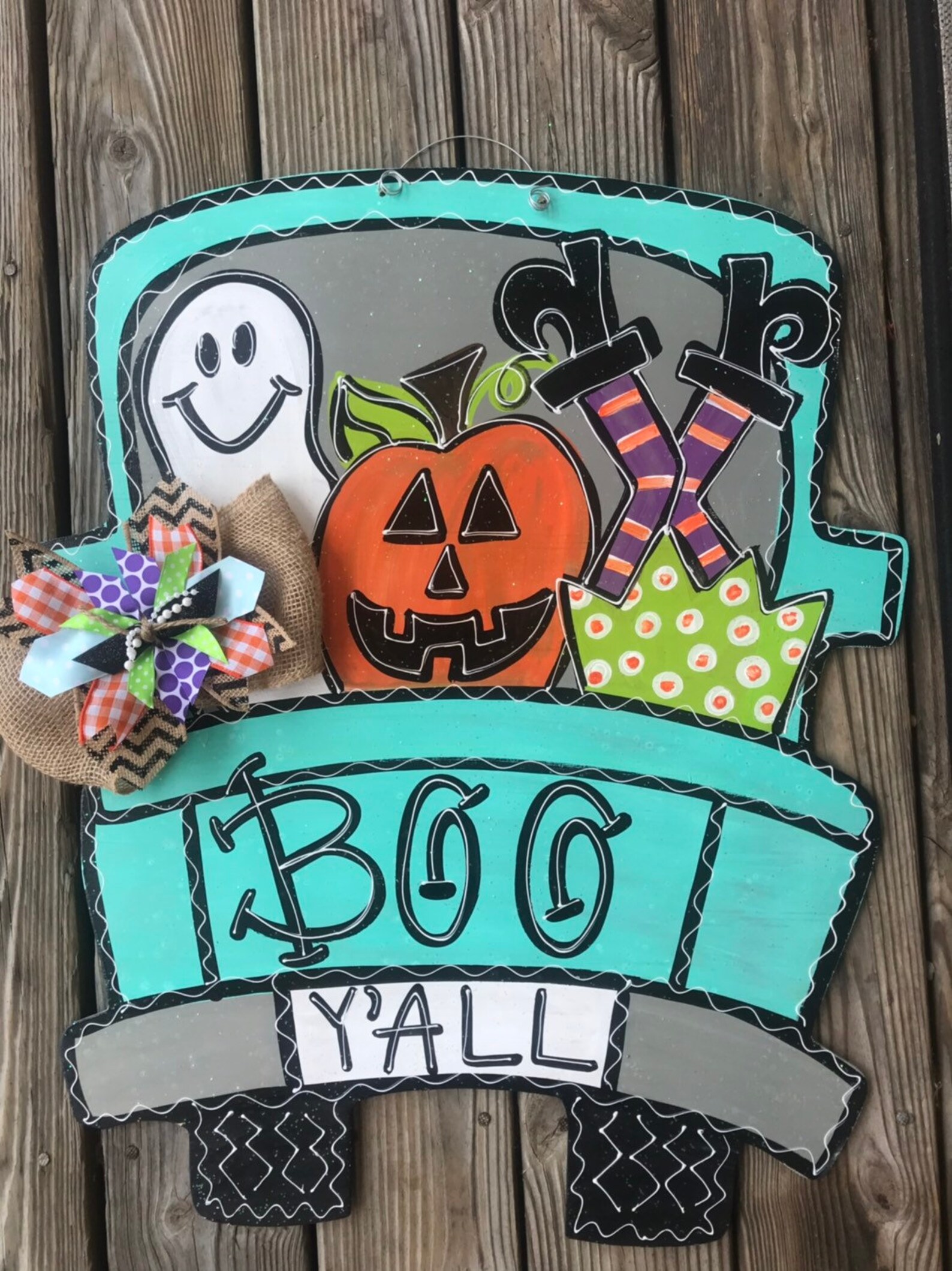 Halloween Door Hanger Fall Door Hanger Pumpkin Door Decor - Etsy