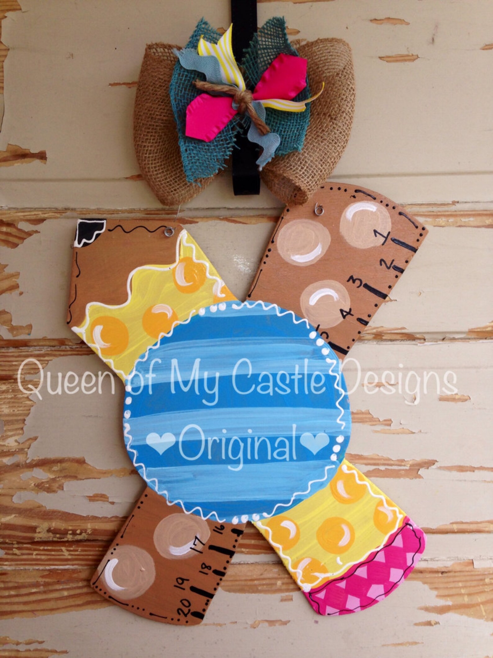 Teacher Classroom Pencil Ruler Door Hanger - Etsy