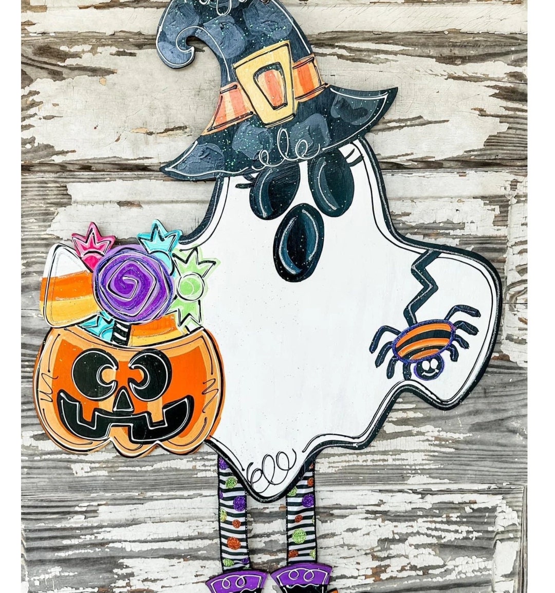 TEMPLATE - Halloween Template - Door Hanger Template - DIY Door Hanger ...