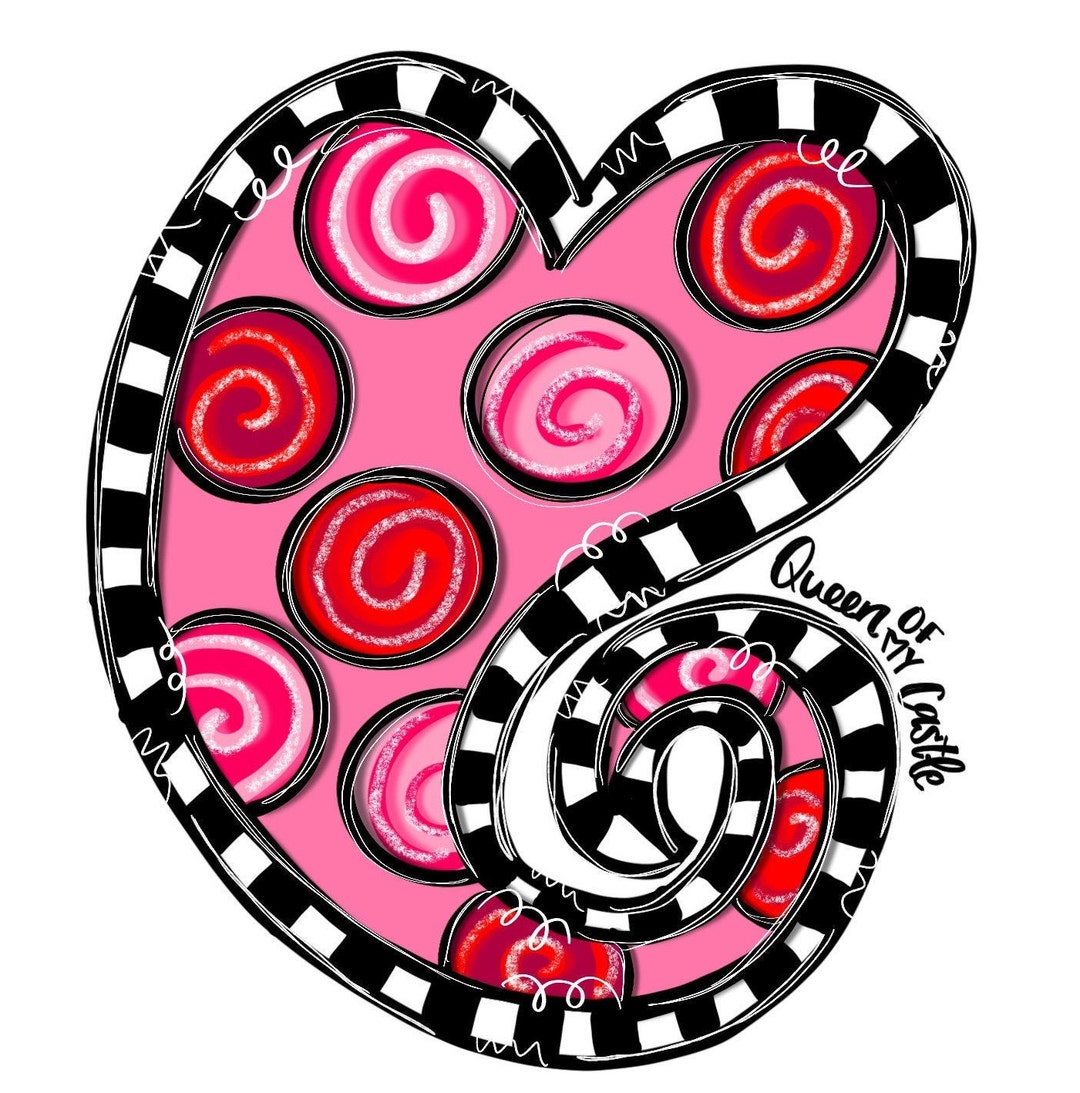 TEMPLATE Valentines Template - Door Hanger Template DIY Door Hanger ...