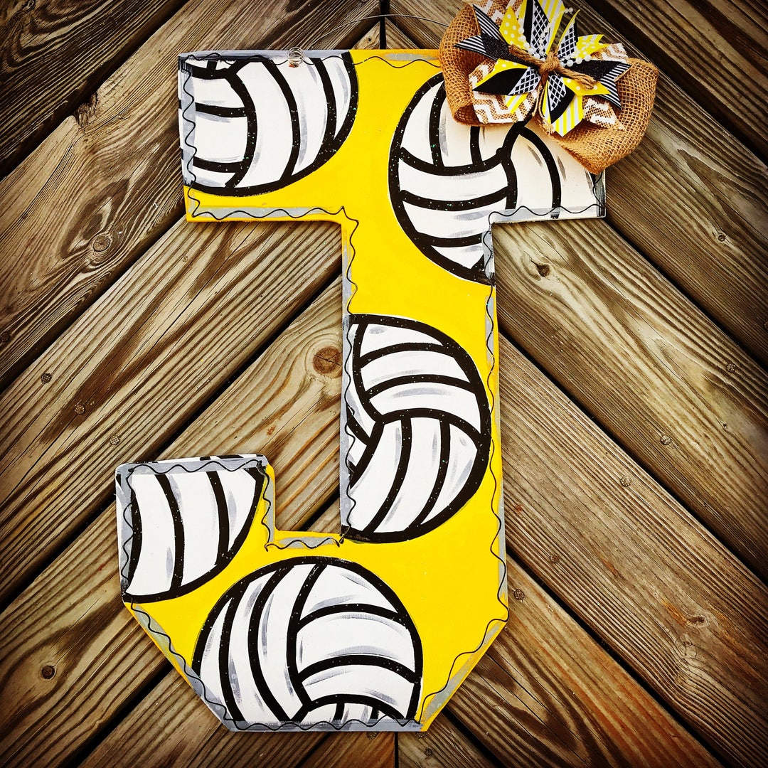 Volleyball Door Hanger - Volleyball Sign - Volleyball Door Decor ...