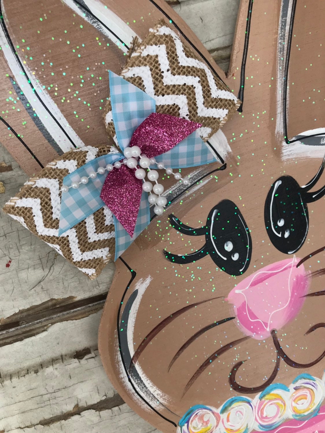 Easter Door Hanger Personalized Door Hanger Easter Decor | Etsy