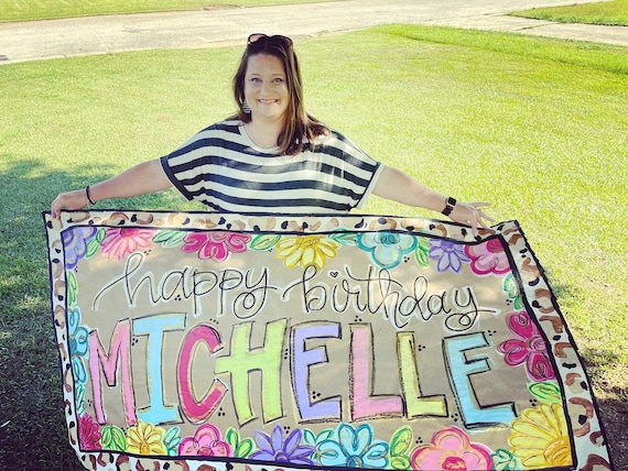 Custom Party Banner Personalized Party Decor Birthday - Etsy