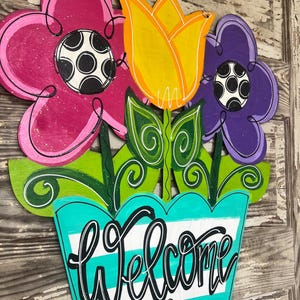 Spring Door Hanger - Summer Door Hanger - Spring Decor - Spring Door ...
