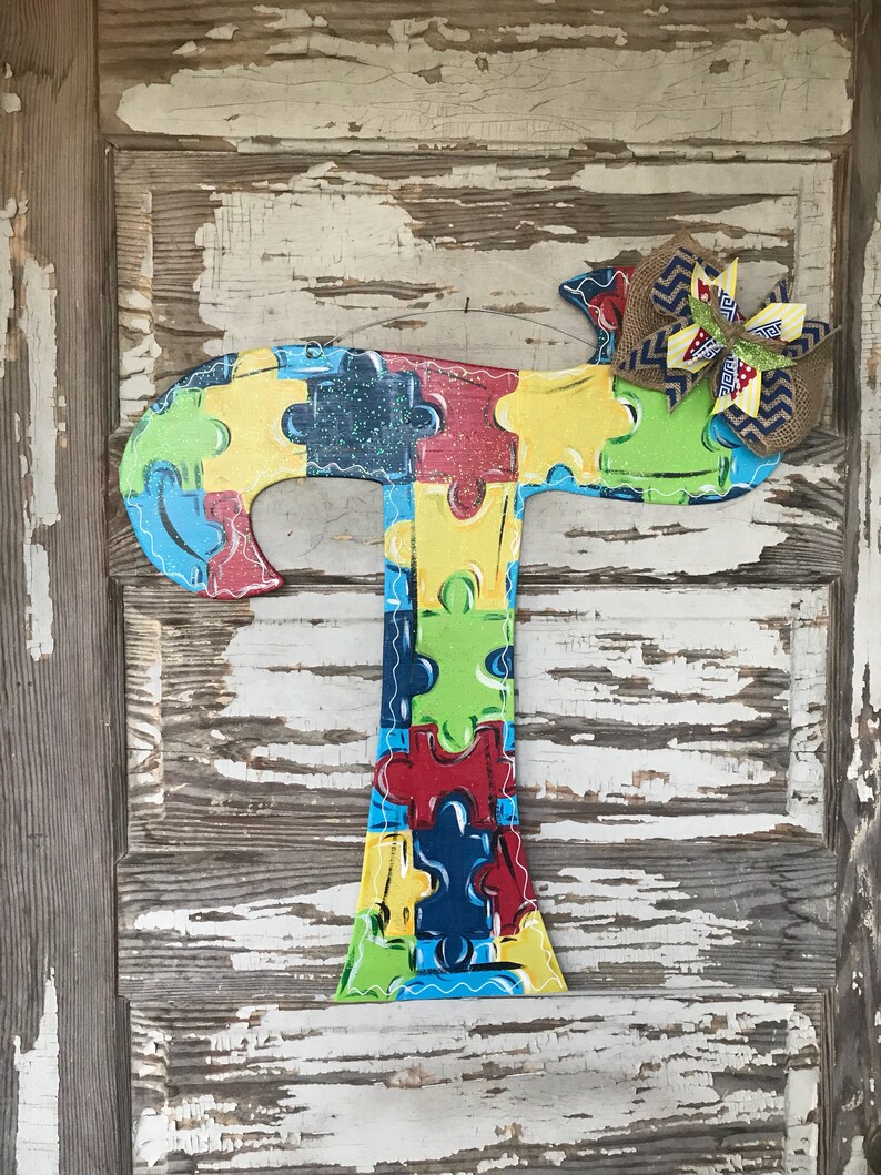 Autism Awareness Autism Door Hanger Autism Art | Etsy Autism Awareness Autism Door Hanger Autism Art | Etsy