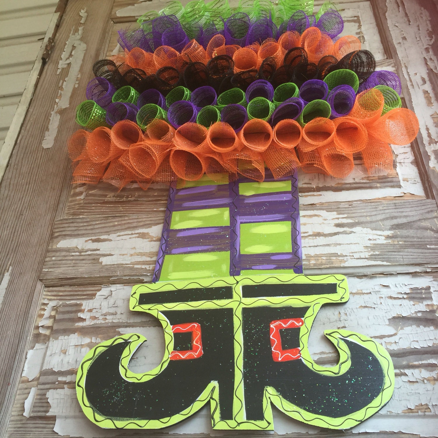 Halloween Door Hanger Fall Door Hanger Witch Door Hanger | Etsy