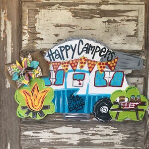 Camper Sign - Camping Door Hanger - Camping Decor - Camper Decor ...