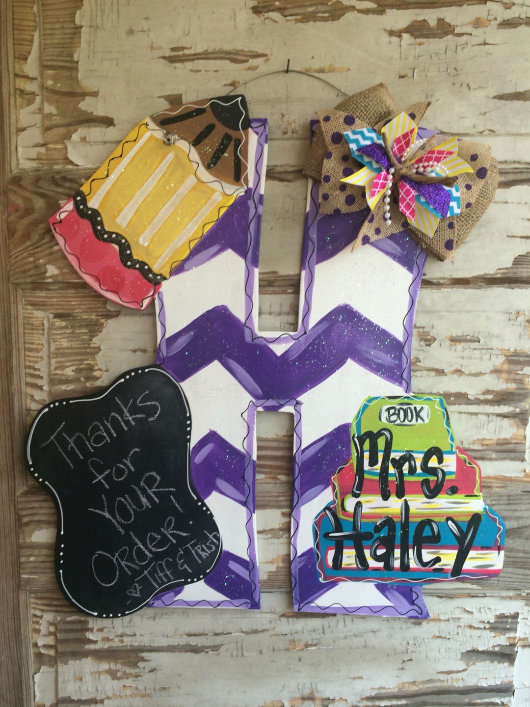 Teacher Door Hanger - Teacher Gift - Classroom Door Hanger - Back to ...