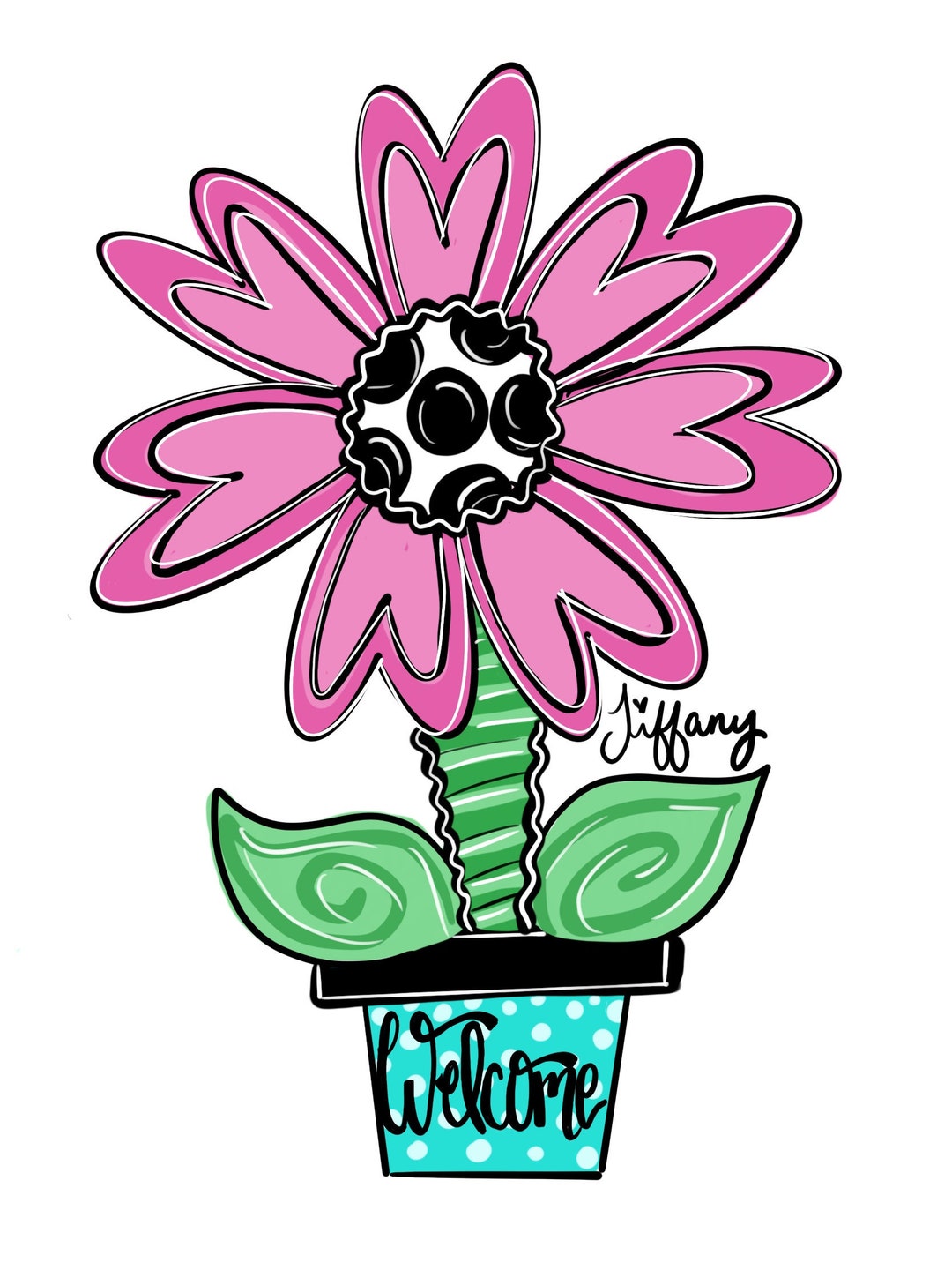 TEMPLATE - Spring Template Door Hanger Template - DIY Door Hanger ...