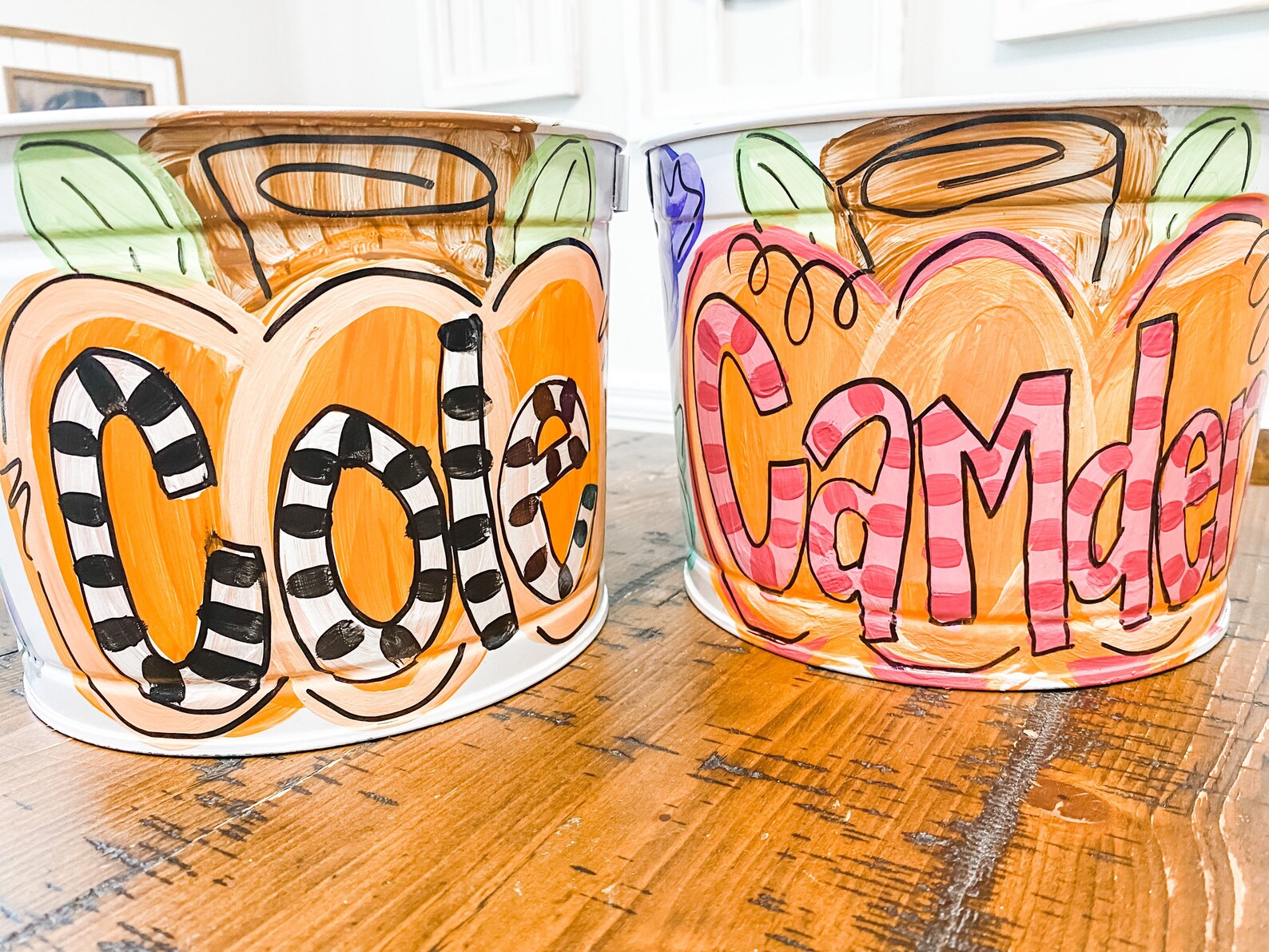 Personalized Halloween Bucket - Personalized Trick or Treat Bag - Candy ...