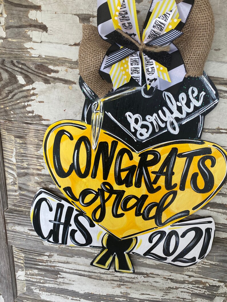 Graduation Door Hanger Graduation Gift Personalized | Etsy