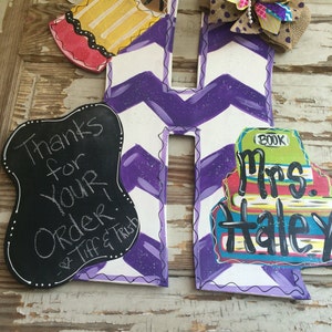 Teacher Door Hanger - Teacher Gift - Classroom Door Hanger - Back to ...