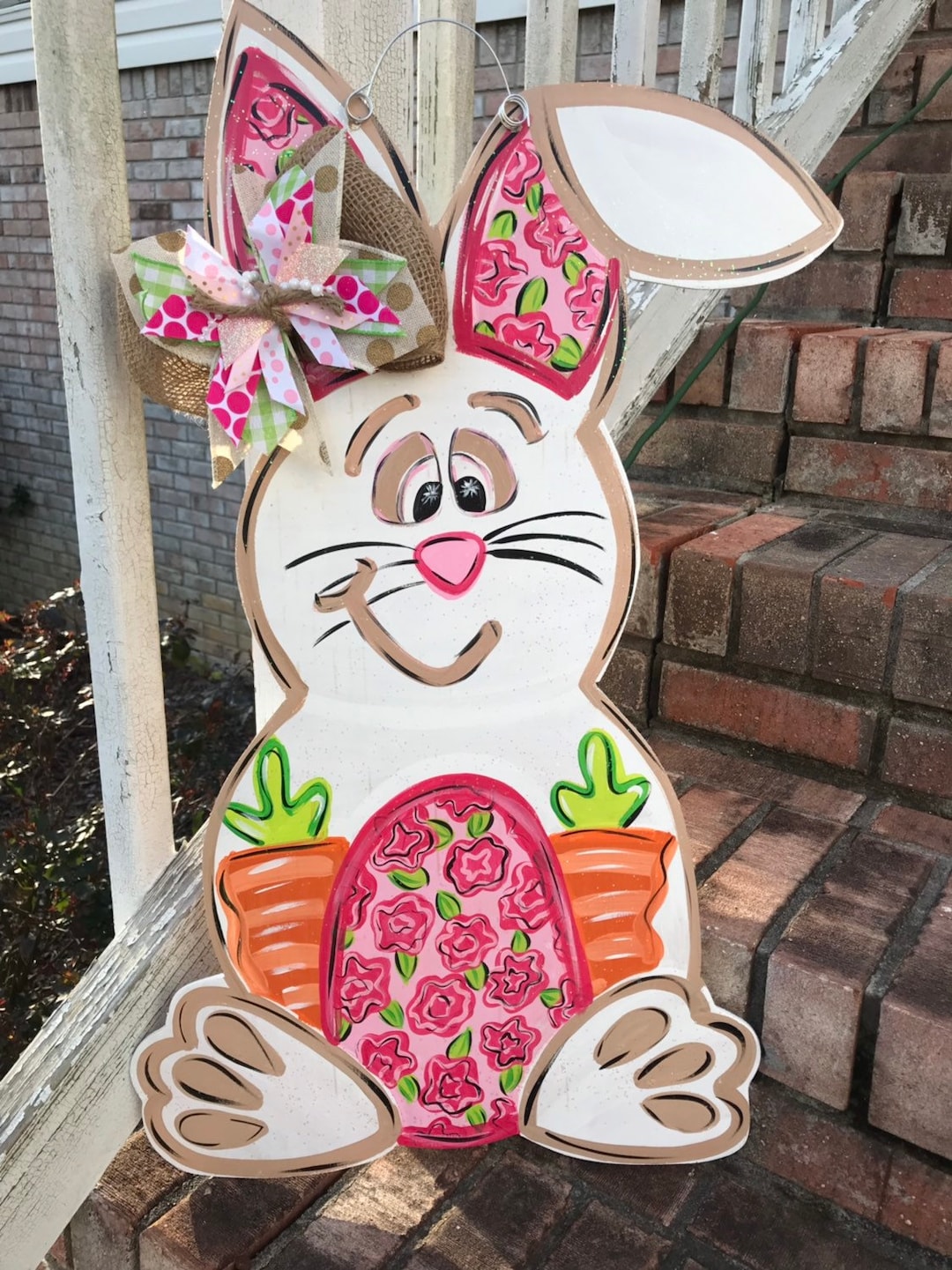 TEMPLATE - Easter Template Door Hanger Template - DIY Door Hanger ...