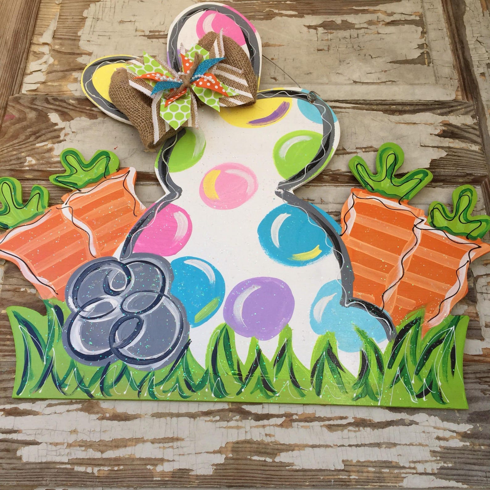Easter Door Hanger Personalized Door Hanger Easter Decor - Etsy