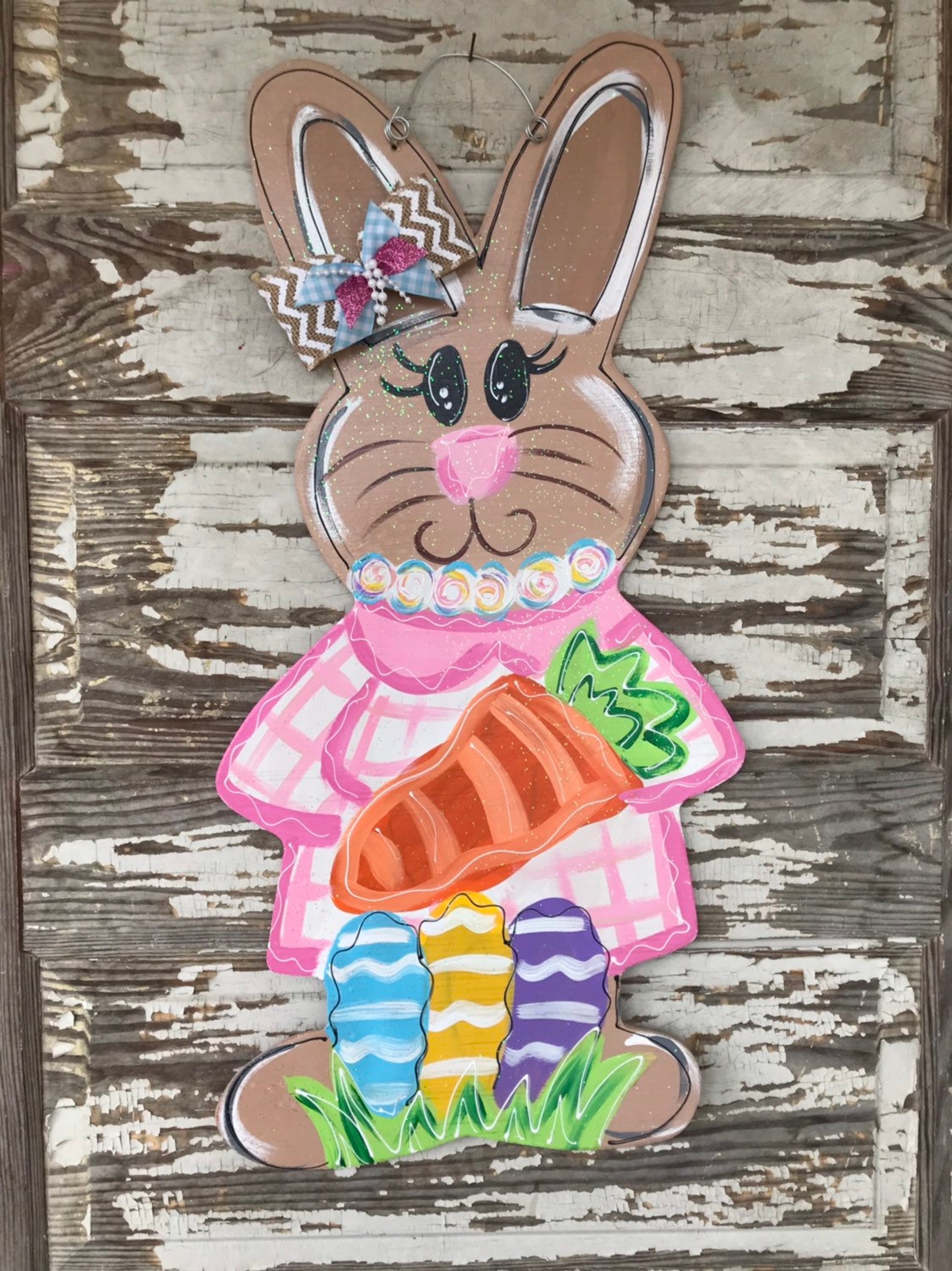 Easter Door Hanger Personalized Door Hanger Easter Decor - Etsy