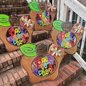 Back to School Door Hanger - School Door Hanger - Classroom Door Decor ...