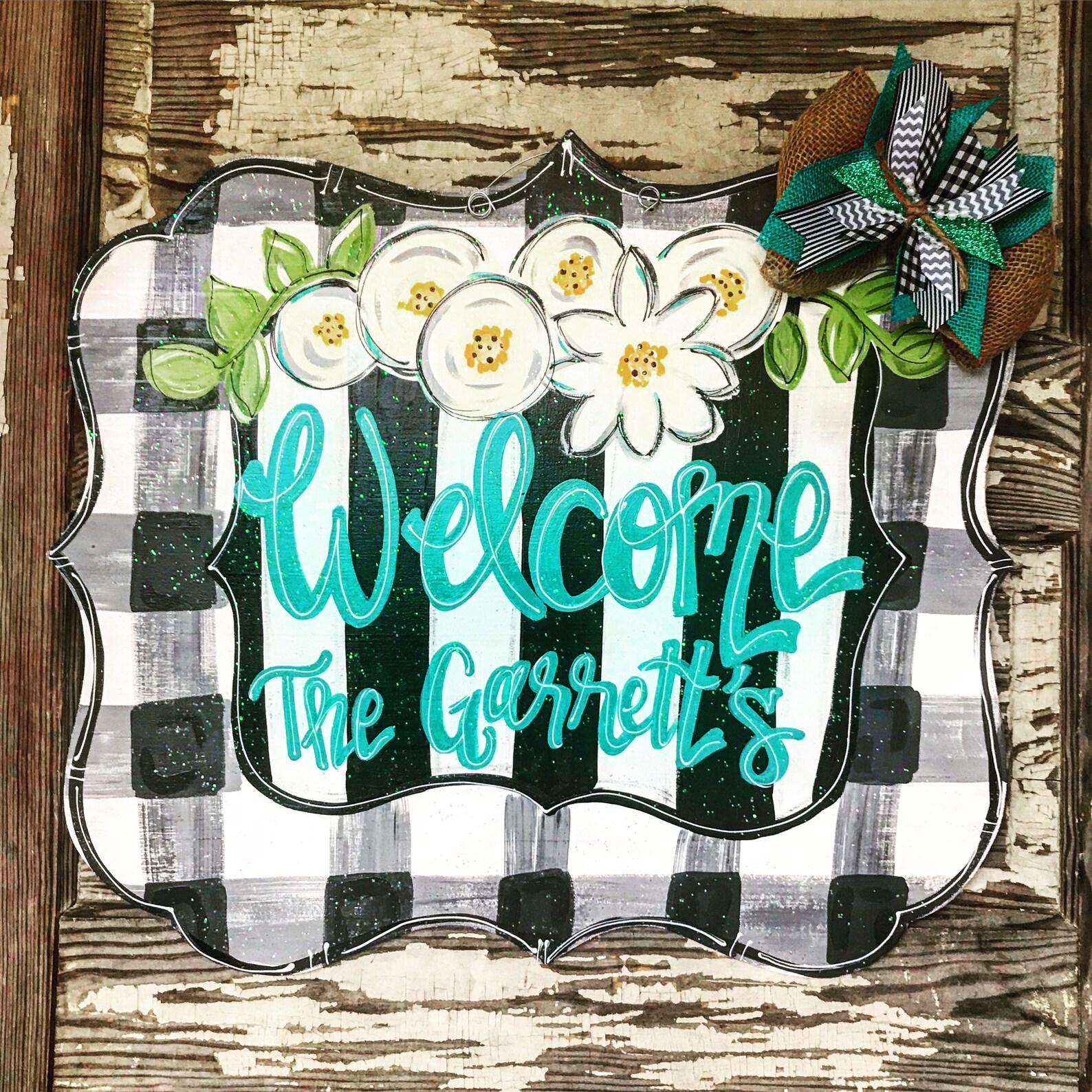 Personalized Door Hanger Spring Door Hanger Summer Door | Etsy