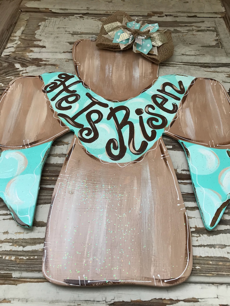 Easter Cross Cross Door Hanger Personalized Door Hanger | Etsy