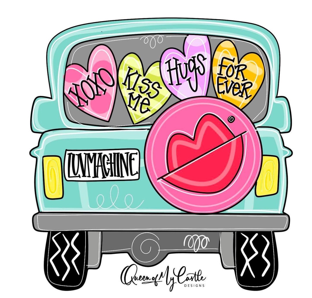 TEMPLATE Valentines Template - Door Hanger Template DIY Door Hanger ...