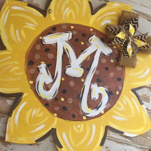 Sunflower Garden Fall Autumn Harvest Personalized Door Hanger | Etsy