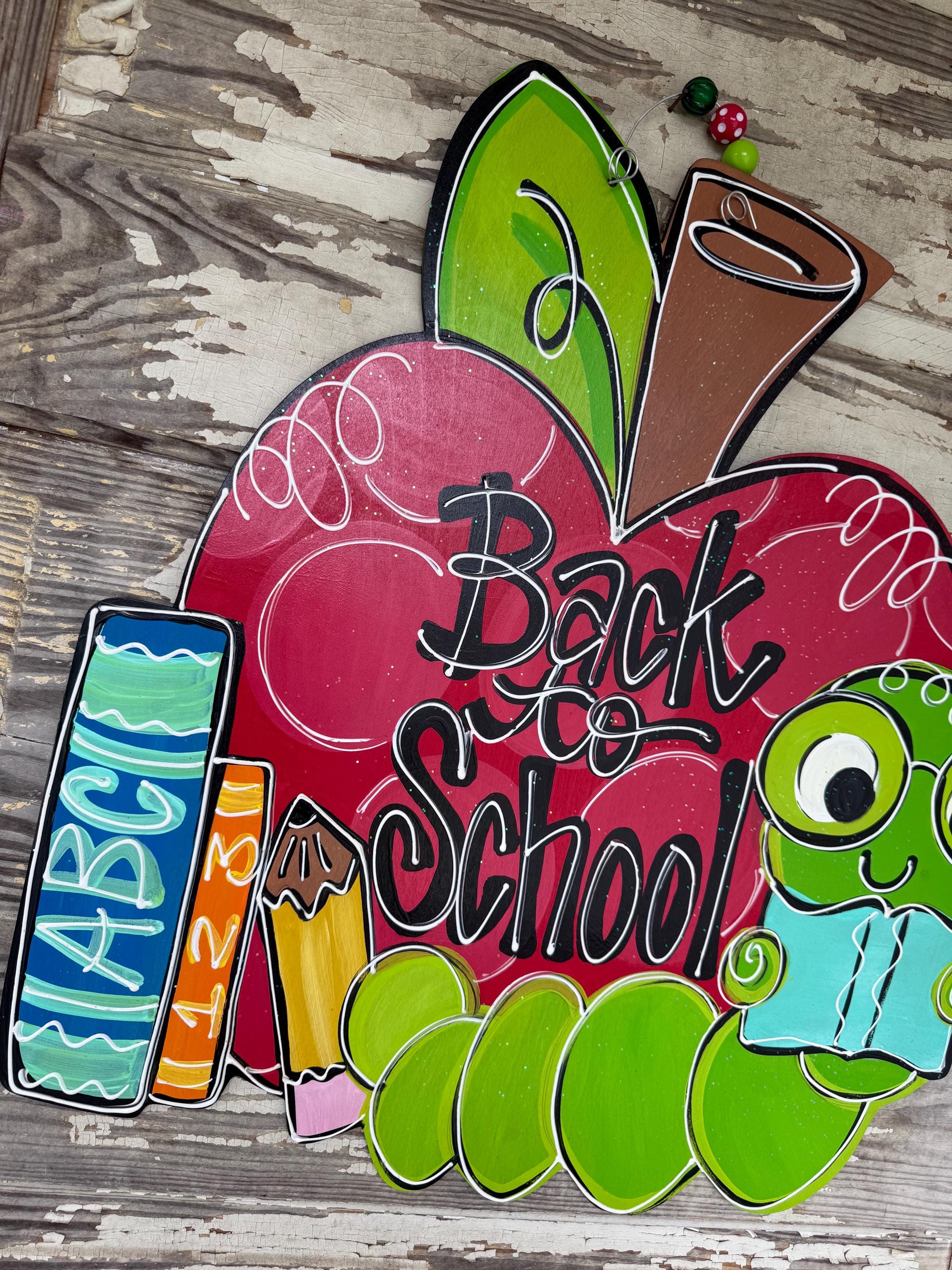 Teacher Gift - Classroom Door Hanger - Back to School - School Sign ...