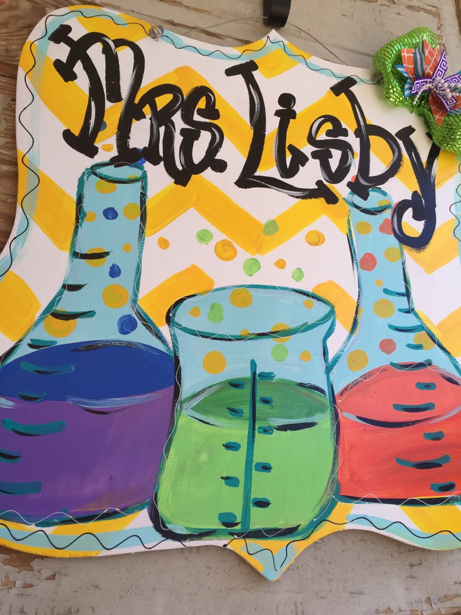 Science Chemistry School Teacher Classroom Door Hanger - Etsy