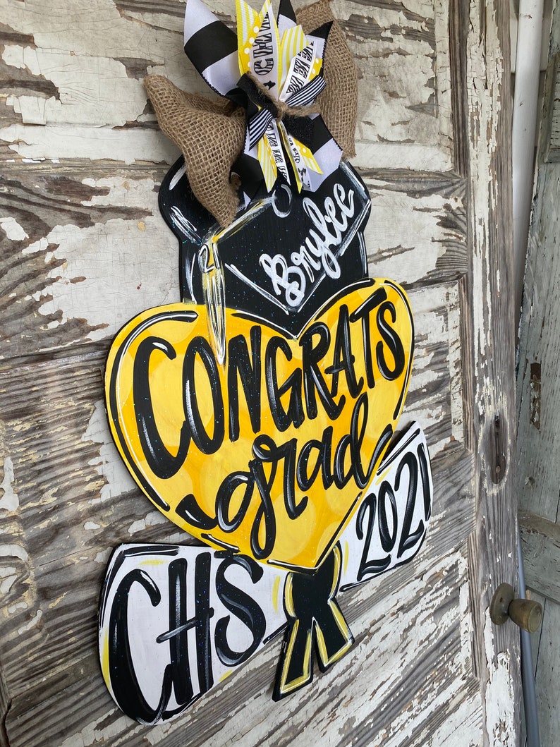 Graduation Door Hanger Graduation Gift Personalized | Etsy