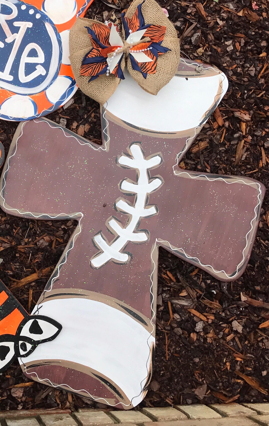 Football Door Hanger - Football Sign - Football Door Decor - Sports ...