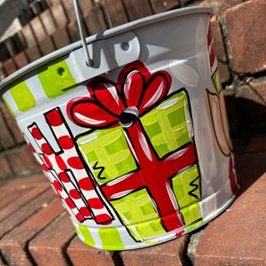 Personalized Christmas Bucket - Personalized Christmas Stocking ...