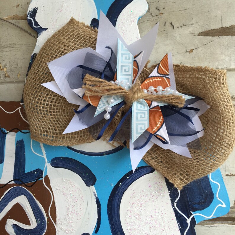 Football Door Hanger Football Sign Football Door Decor | Etsy