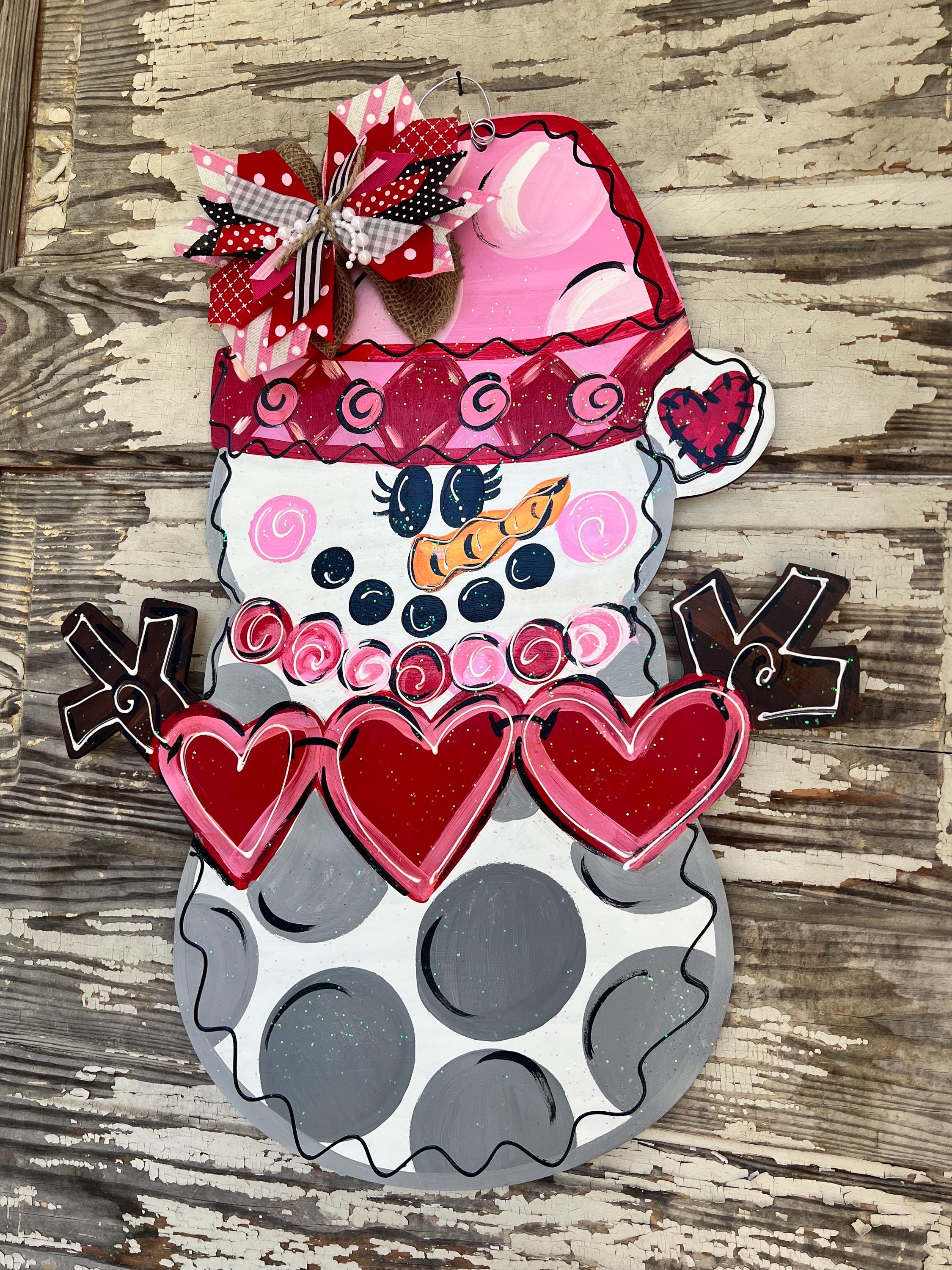 Personalized Door Hanger - Valentine's Day Door Hanger - Valentine Door ...