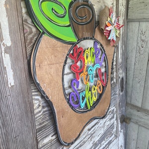Back to School Door Hanger - School Door Hanger - Classroom Door Decor ...