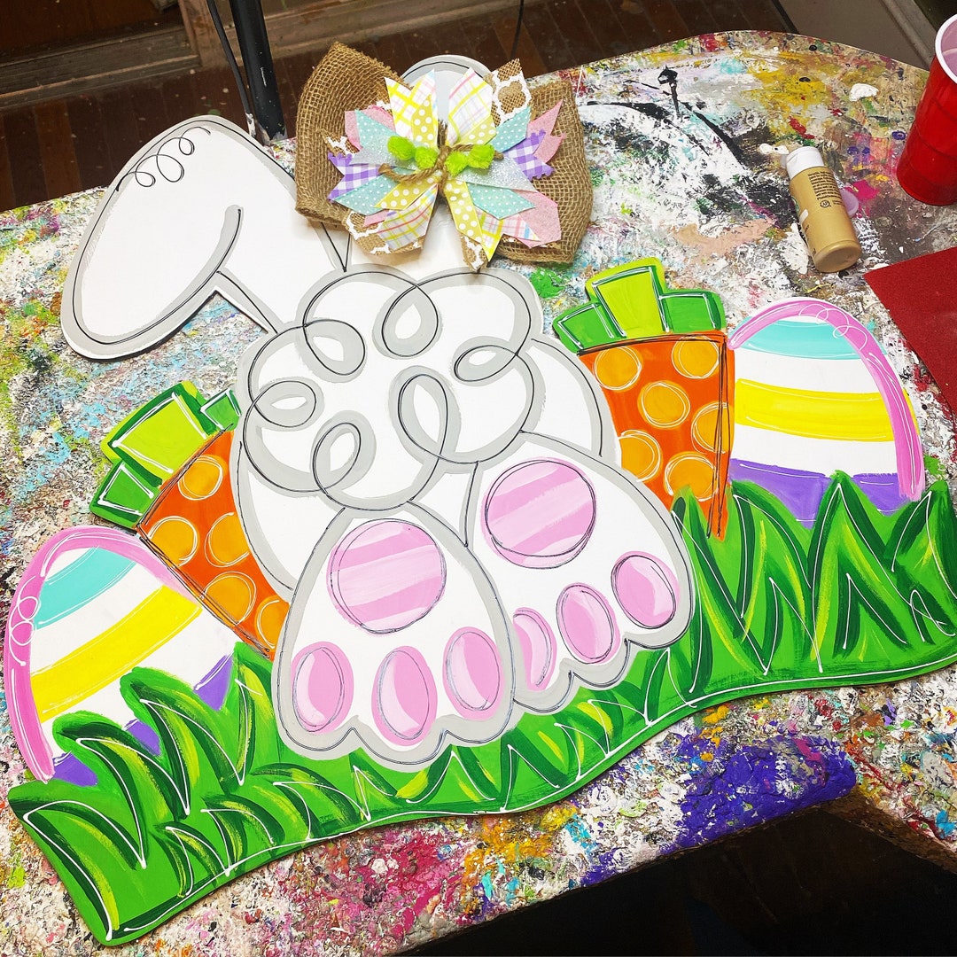 Easter Door Hanger Personalized Door Hanger Easter Decor Easter ...