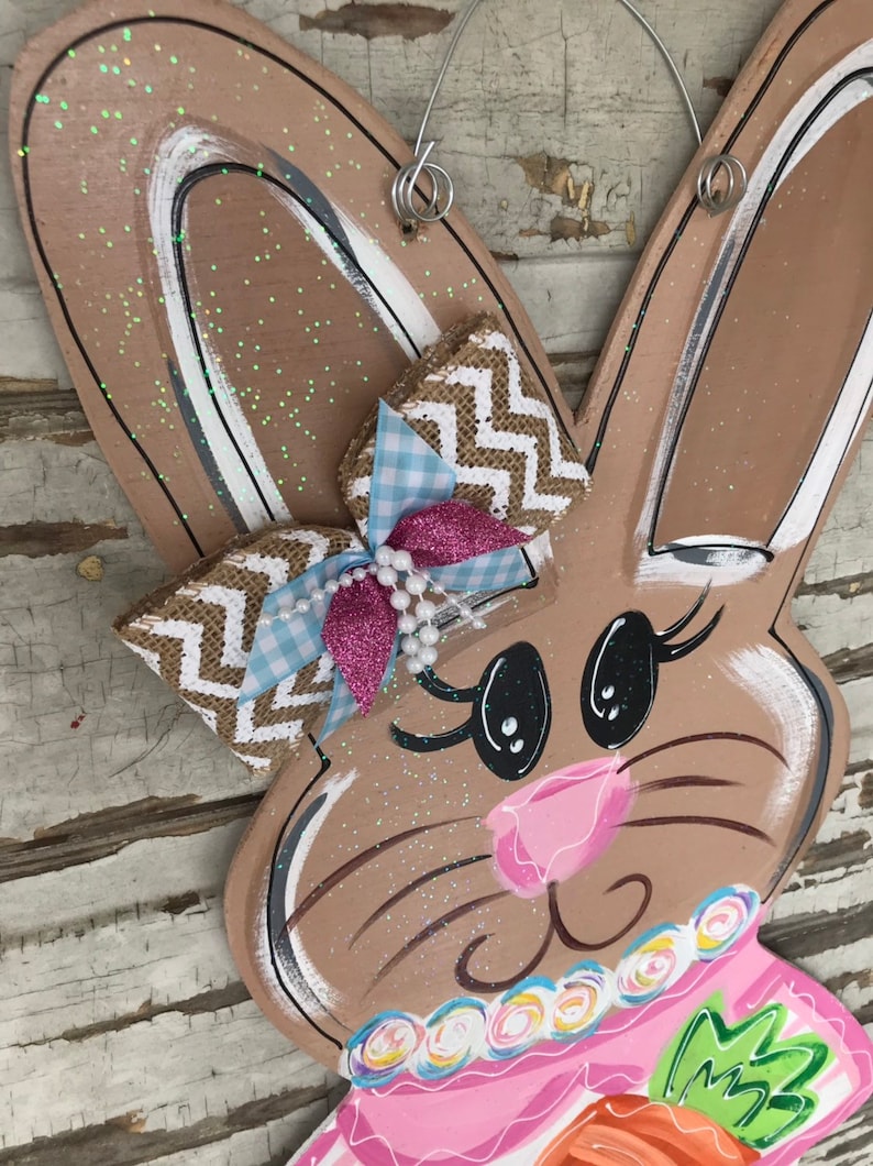 Easter Door Hanger Personalized Door Hanger Easter Decor - Etsy