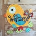 Bird Classroom Welcome Home Spring Summer Bright Door Hanger - Etsy