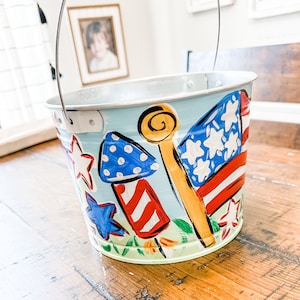Personalized 4th of July Basket - Personalized Patriotic Basket ...