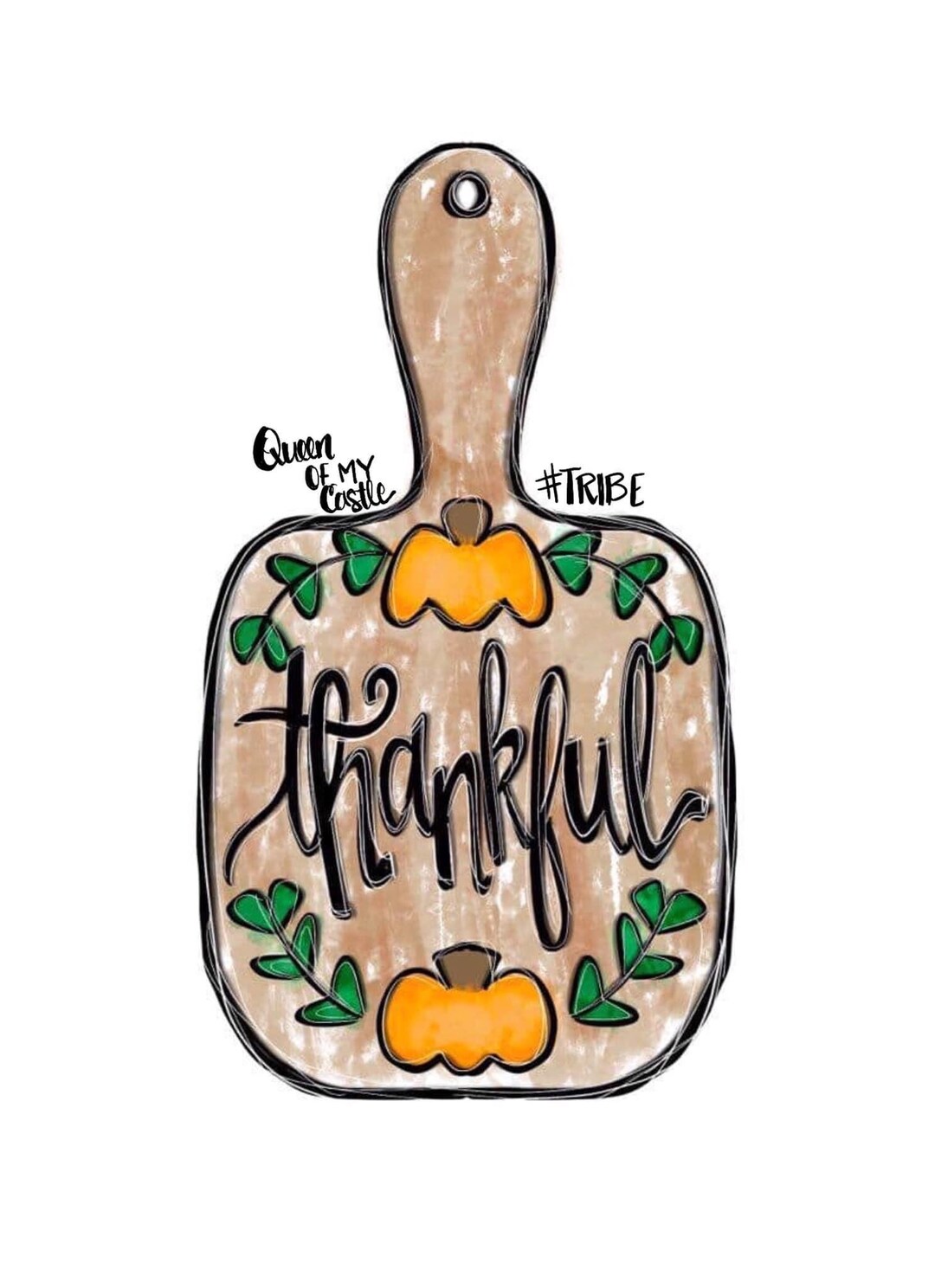 TEMPLATE - Fall Template - Door Hanger Template - DIY Door Hanger ...