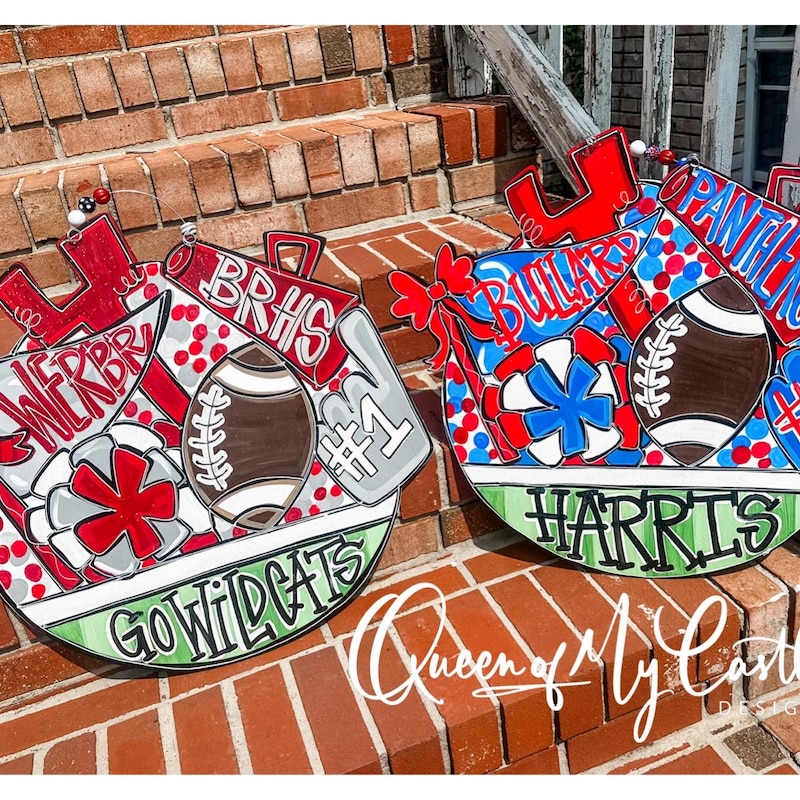 Football Door Hanger - Etsy