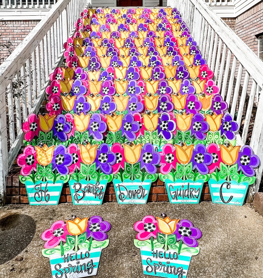 Spring Door Hanger - Summer Door Hanger - Spring Decor - Spring Door ...