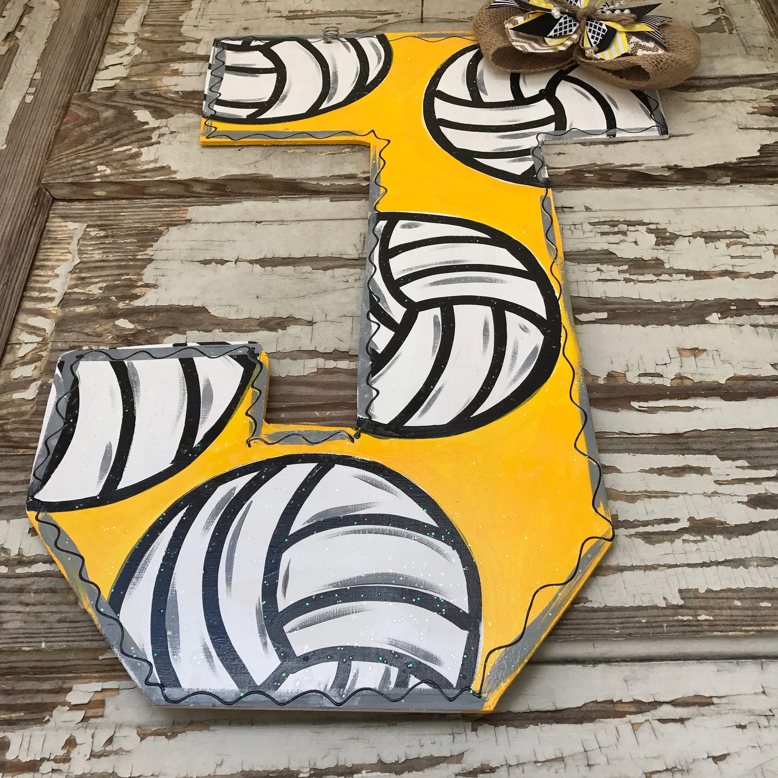 Volleyball Door Hanger Volleyball Sign Volleyball Door | Etsy